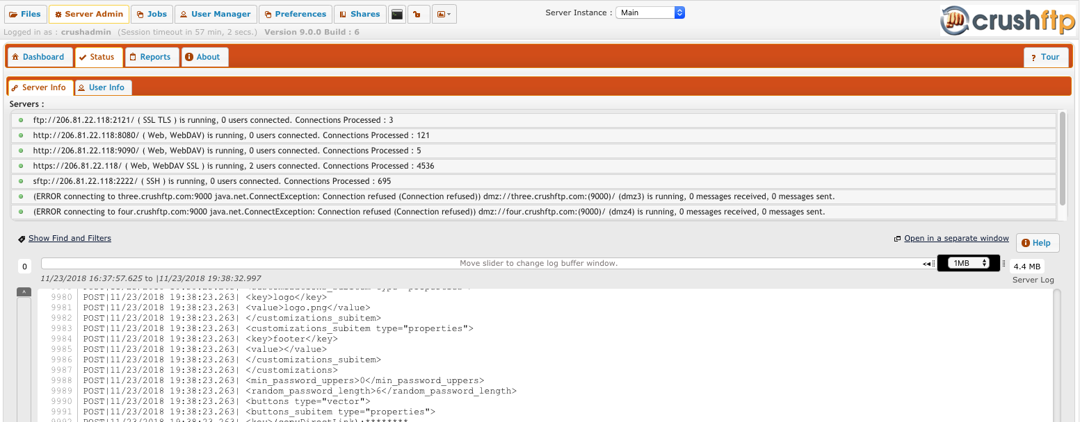Crush10wiki: Server Admin